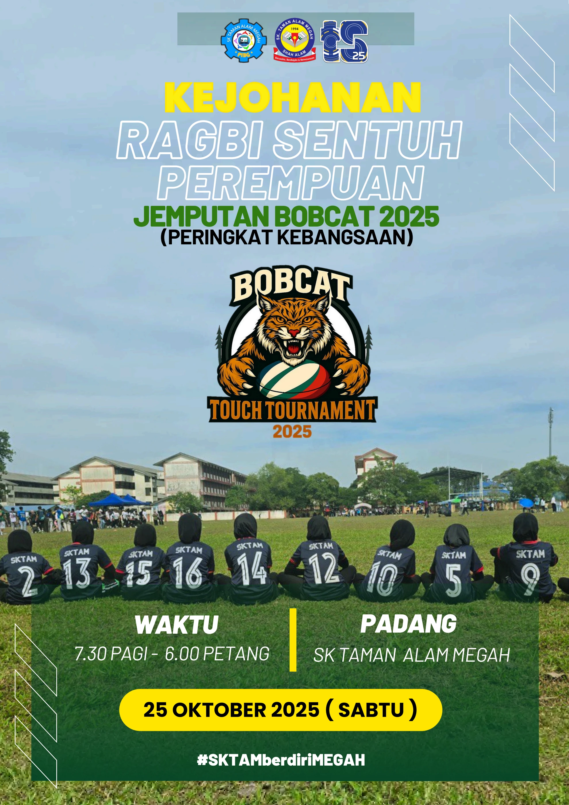 BUKU PROGRAM KEJOHANAN RAGBI SENTUH (PEREMPUAN) JEMPUTAN BOBCAT 2025