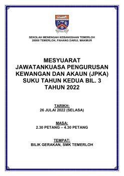 MESYUARAT JPKA BIL. 3 2022 - abdullie85 Flip PDF | AnyFlip