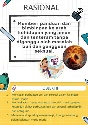 BUKU PROGRAM KEMPEN HENTIKAN BULI DAN GANGGUAN SEKSUAL (1) (2) - NURUL UBAIDAH BINTI MD SAMSUDIN ...