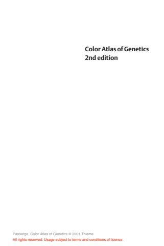 Color Atlas of Genetics - Perpustakaan YPIB Flip PDF | AnyFlip