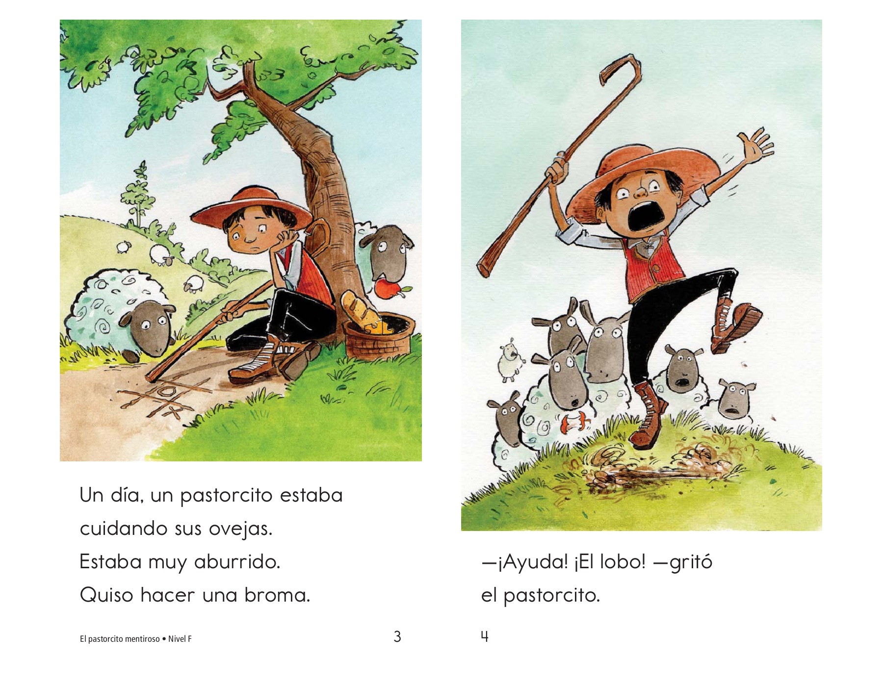 Quotpedro Y El Loboquot O El Pastor Mentiroso De Esopo