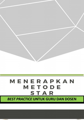 BUKU - MENERAPKAN METODE STAR BEST PRACTICE UNTUK GURU DAN DOSEN