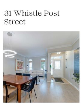 31 Whistle Post Street Brochure