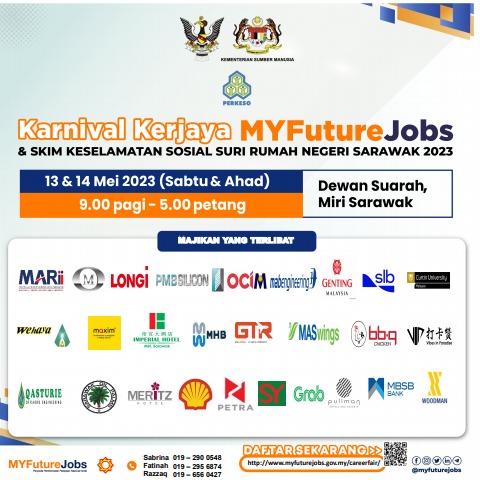 Info Jawatan Kosong) Karnival Kerjaya MYFutureJobs Miri Sarawak - n.adawiyahdabeny Flip PDF ...