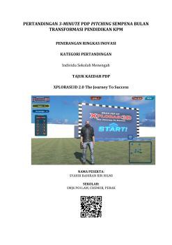 XPLORASI3D 2.0 The Journey To Success - 3-min Pdp Pitching Proposal - matsyahir Flip PDF | AnyFlip