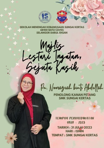 Majlis Lestari Ingatan, Sejuta Kasih - NORAMIRAH FATIN BINTI ABDULLAH ...