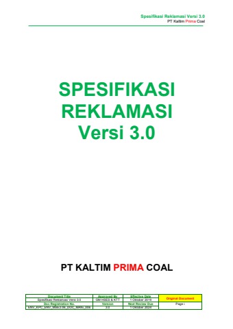 Spesifikasi Reklamasi V3.0 - Diki Tata Flip PDF | AnyFlip