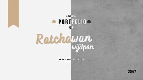 PORTFOILIO : Ratchawan Wijitpan - เจ้า อีซ'ซ Flip PDF | AnyFlip
