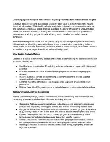 Unlocking Spatial Analysis with Tableau_ Mapping Your Data for Location ...