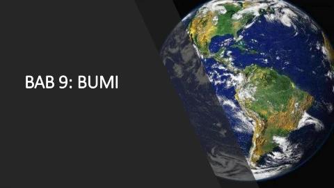 bab 9 Bumi