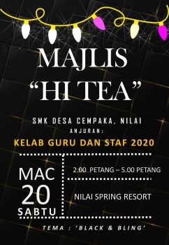 Kad Jemputan "Hi Tea" SMKDC 2020 - cshanthi83 | Membalik PDF Dalam ...