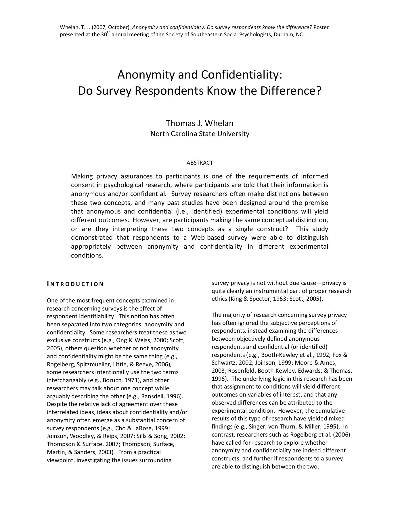 Confidentiality Vs Anonymity What Difference Does It