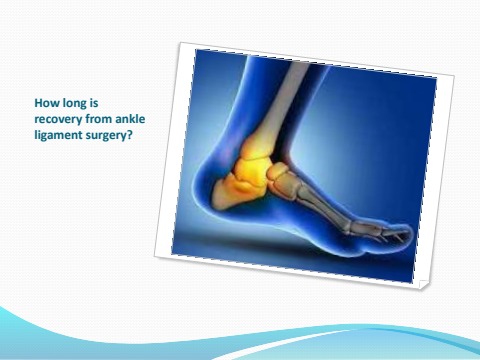 How long is recovery from ankle ligament surgery1 - Foot and Sports ...