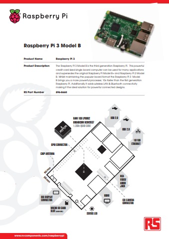 Raspberry Pi 3 Model B: User Guide and Technical Specifications ...