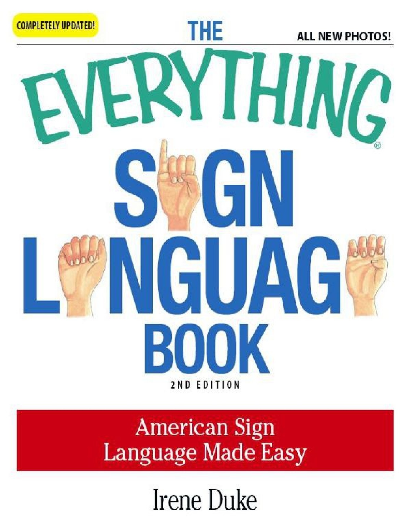 Sign Language Flip Chart Food Signs: Sign Language Flip Chart