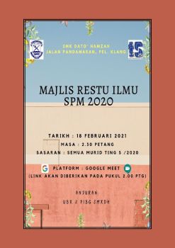 Buku Program Majlis Restu SPM 2020 - affa4114 | Membalik PDF Dalam ...