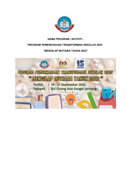 BUKU PROGRAM TS25 MENGGILAP MUTIARA - stanley Flip PDF | AnyFlip