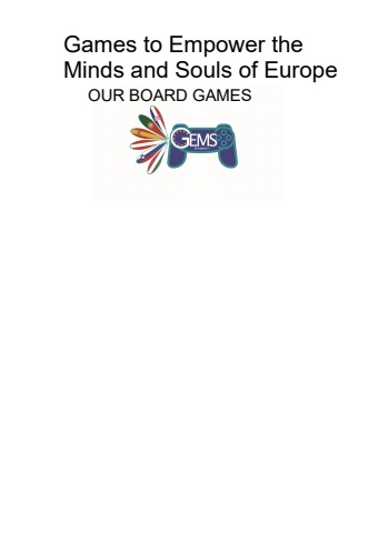 GEMS board games - erasmus.chance Flip PDF | AnyFlip