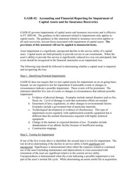 GASB 42: Accounting and Financial Reporting for Impairment ... - Guset ...
