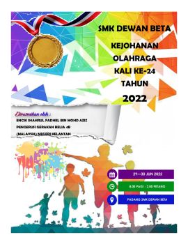 KEJOHANAN OLAHRAGA SMK DEWAN BETA 2022 - wanshuziha Flip PDF | AnyFlip