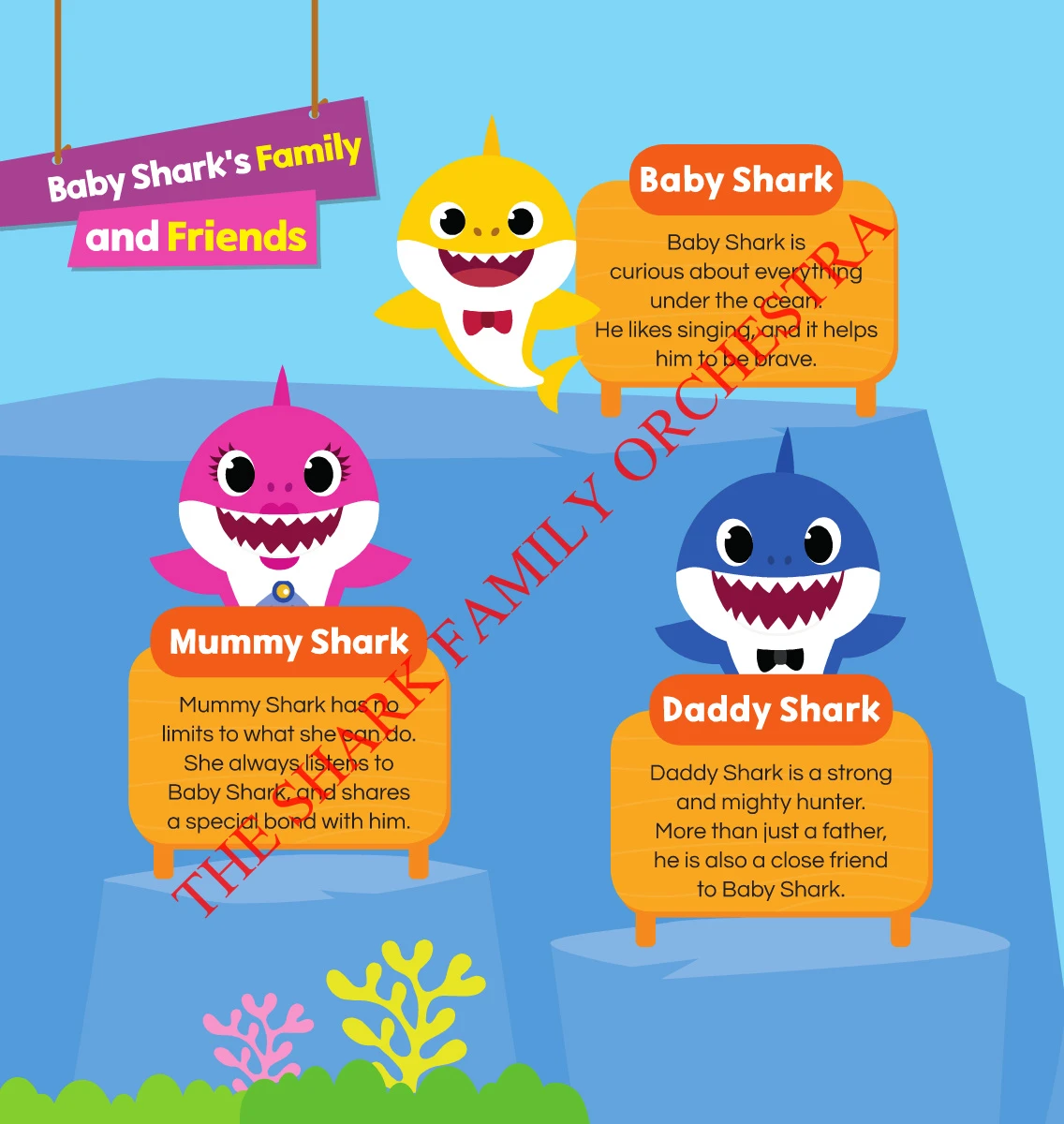 THE SHARK FAMILY ORCHESTRA:BABY SHARK STORYBOOK SERIES