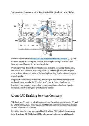 Construction Documentation Services in USA | Architectural CD Set