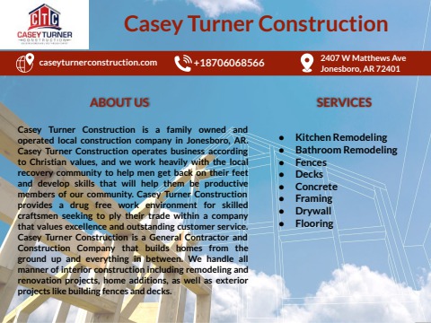 Casey Turner Construction - Casey Turner Construction Flip PDF | AnyFlip