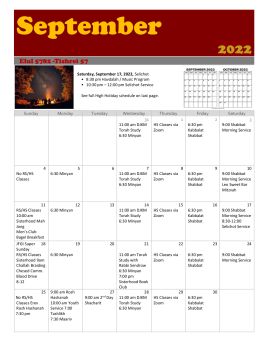 CST Sept Calendar & Holiday Schedule - Phil Lande Flip PDF | AnyFlip