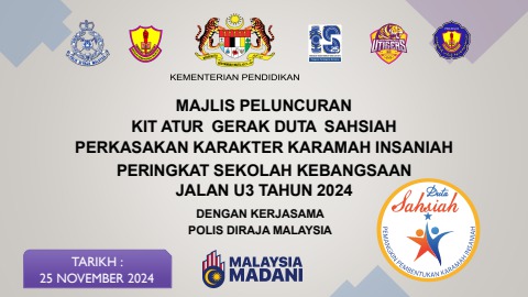 Buku Program Peluncuran Kit Atur Gerak Duta Sahsiah Perkasakan Karakter Karamah Insaniah 2024 ...