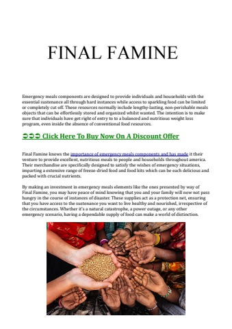 Final Famine - keshinumsayed Flip PDF | AnyFlip