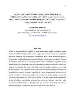 LAPORAN KAJIAN TINDAKAN_HAIRUL ANUAR BIN HARITH_SK JALAN SEMENYIH 2 ...