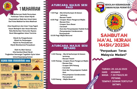 BROSUR PROGRAM MAAL HIJRAH (1) - amirahbear96 Flip PDF | AnyFlip