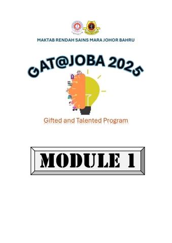 MODULE 1 gat@joba 2025