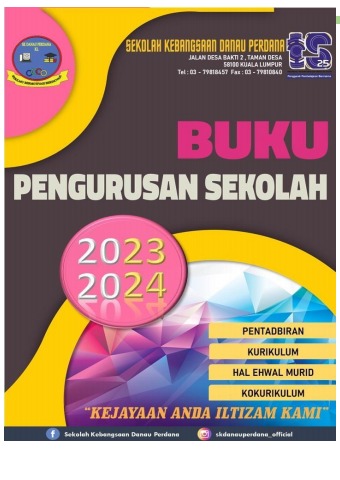 BUKU PENGURUSAN SK DANAU PERDANA 2023/2024 - Norhafizah Bt Flip PDF | AnyFlip