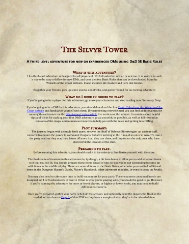 The Silvyr Tower - woulfe82117 Flip PDF | AnyFlip