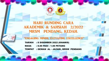 E-BUKU PROGRAM HARI RUNDING CARA 2/2022 MRSM PENDANG,KEDAH ...