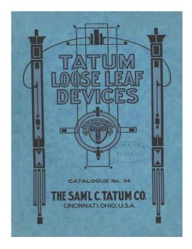 Sam'l C. Tatum Catalog No. 34 - Scaglione's Antique and Vintage Office ...