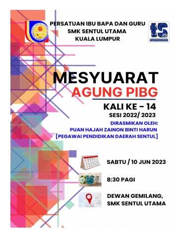 BUKU PROGRAM MESYUARAT AGUNG PIBG KALI KE-14 SESI 2022/2023 ...