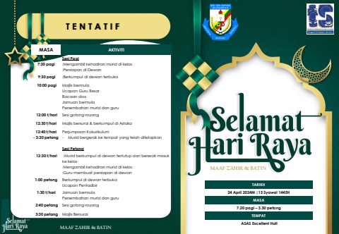 BUKU PROGRAM MAJLIS RIMUP HARI RAYA AIDILFITRI - NOR AFIQAH SYUHAIDAH ...