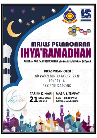 Buku Program Majlis Pelancaran Ihya Ramadhan - rafidahfiddin Flip PDF ...