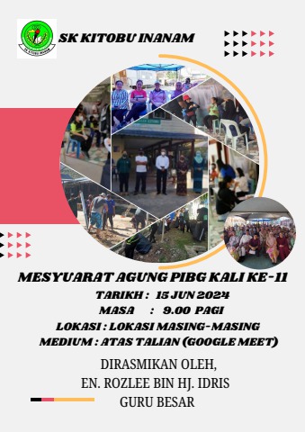 BUKU MESYUARAT AGUNG PIBG KALI KE-11 SK KITOBU