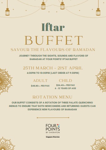 Iftar Buffet Menu - Four Points by Sheraton Singapore, Riverview Flip PDF | AnyFlip