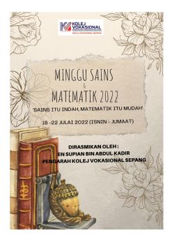 Buku Program Minggu Sains dan Matematik 2022 - hazwanifadhilahsulaiman Flip PDF | AnyFlip
