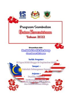 BUKU PROGRAM SAMBUTAN BULAN KEMERDEKAAN 2022 - nurulsalwanimutalib Flip PDF | AnyFlip