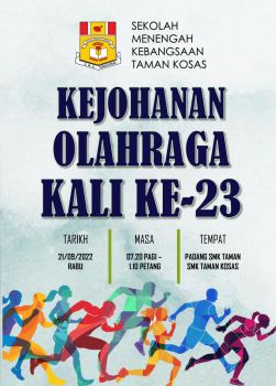 BUKU PROGRAM KEJOHANAN OLAHRAGA KALI KE-23 TAHUN 2022 SMK TAMAN KOSAS - FATIHAH Flip PDF | AnyFlip
