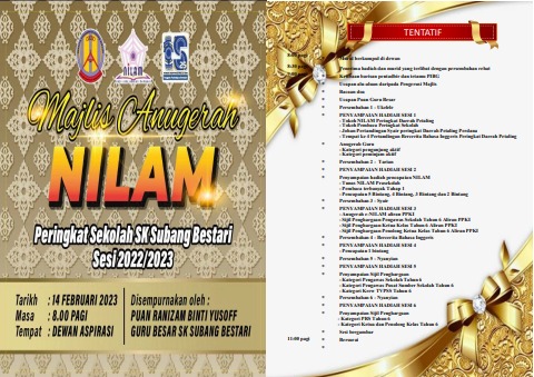 Buku Program Hari Anugerah NILAM 2023 - azura wati Flip PDF | AnyFlip