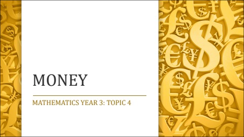 MONEY MATH YEAR 3