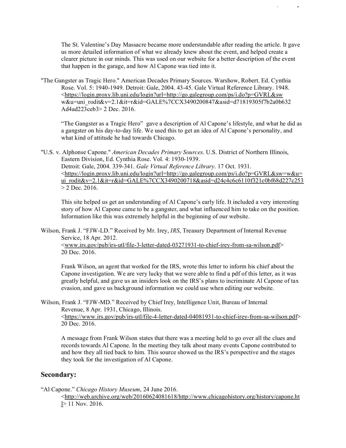 al capone and the chicago outfit