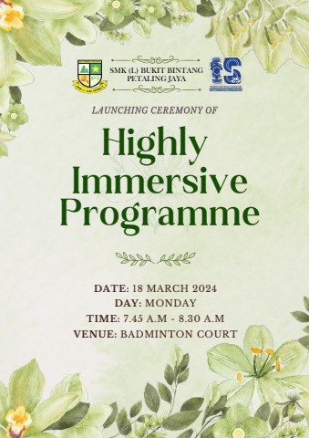 Highly Immersive Programme (HIP) Book 2024 SMK (L) Bukit Bintang ...