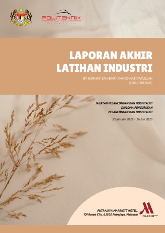 LAPORAN AKHIR LATIHAN INDUSTRI 17DUP20F1003 - pijahahmad1374 Flip PDF | AnyFlip